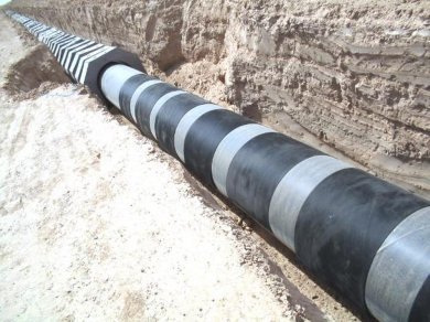 Rockshield Mesh | Pipe Coating Protection | Rock Guard | TYPAR